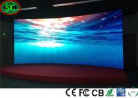 China P3.91 Indoor Curve Stage LED Screens Seamless Connection In Video LED Display Ready to Ship stage led screen for sale