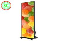 China High configuration Stand Mirror screen indoor P3 Led Display Poster Screen 3G/4G remote control for sale