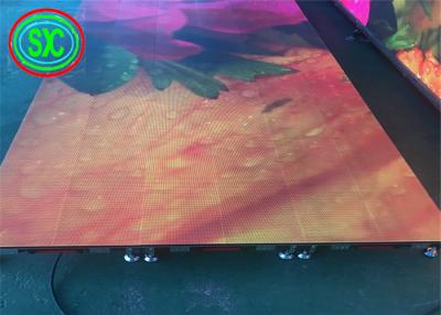 China Anti-collision Indoor P6.25 LED Dance Floor 500kg Load Capacity 3000cd Brightness for sale