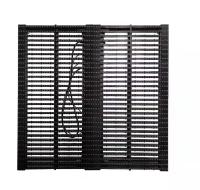China P3.91 72% Transparency Glass LED Curtain Display 1000x500mm SMD1921 for sale