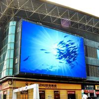 China P6 Outdoor LED Display Screen 960x960mm Iron Cabinet IP65 Waterproof 6000nits for sale