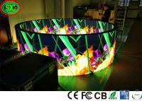 China P4 4mm Pixel Pitch Circle Flexible LED Screen SMD2121 1R1G1B Indoor Display 768x768mm Cabinet for sale