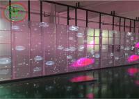 China Indoor Transparent LED Display P7.8125 4500cd/m² 16384dots Custom Cabinet for sale