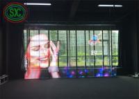 China Indoor Transparent LED Display P7.8125 4500cd/m² 16384dots Custom Cabinet for sale