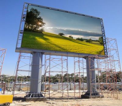 China Outdoor P10 Full Color LED Display 8500nits IP65 for Sports Stadium for sale