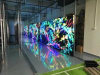China P3.91 SMD1921 Transparent LED Display Curtain 1R1G1B 2500cd Indoor for sale