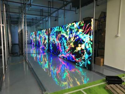 China P3.91 SMD1921 Transparent LED Display Curtain 1R1G1B 2500cd Indoor for sale