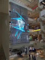 China P3.91 SMD1921 Transparent LED Display Curtain 1R1G1B 2500cd Indoor for sale