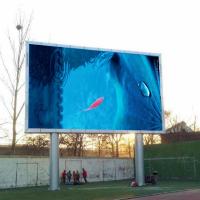 China Outdoor P6 Full Color LED Screen 6500cd High Brightness Fixed Installation Advertising Display for sale