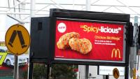 China P4 Outdoor LED Advertising Screen 4mm Pixel Pitch 6000cd/sqm Brightness IP65 Rated Video Wall Panel for sale