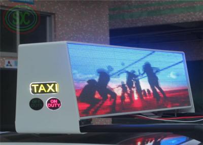 China P5 High Brightness Taxi LED Sign 5500cd Roof Display 960x320mm for sale