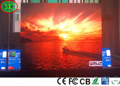 China Seamless IP43 250W/M2 GOB LED Display P1.9 P2 P2.5 IECEE Advertising LED Screens for sale