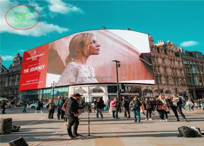 China Outdoor Advertising LED Screen 6mm Pixel Pitch 960x960mm Cabinet IP65 High Brightness for sale