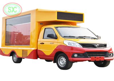 China Movable P6 IP65 Outdoor Full Color LED Sign Display for Truck Advertising 6500cd Brightness for sale