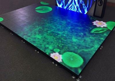 China Outdoor P4.81mm SMD3535 Full Color LED Dance Floor 240W IP65 Waterproof 500x500mm for sale