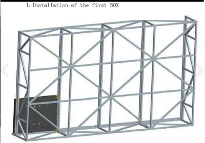 China P10 Outdoor Full Color LED Billboard 50000cd/m² Brightness IP65 Waterproof for sale