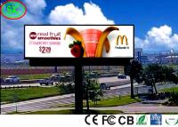 China Outdoor advertising module video screen energy saving LED billboard display road side led sign board for sale