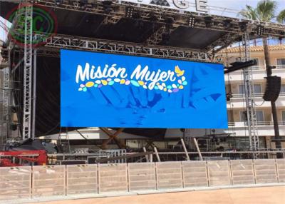 China P4 Outdoor High Brightness LED Display 6500cd/m2 1000W/m2 for Airport Concert for sale