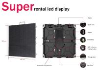 China P3.91 Outdoor Full Color Waterproof LED Video Wall 500x1000mm Cabinet for Event Rental for sale