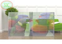 China P4mm Indoor Transparent Full Color LED Grid Screen 160 Degree Viewing Angle 3 Year Warranty for sale
