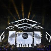 China Ultra Thin P4.81 Stage LED Screen 500x500mm Cabinet 6000cd Brightness 3840Hz Refresh for sale