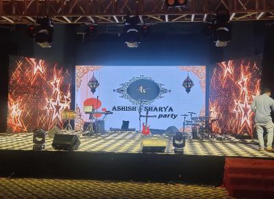 China Indoor Rental LED Stage Display P3.91 500x500mm Cabinet 1920Hz Refresh Rate for sale