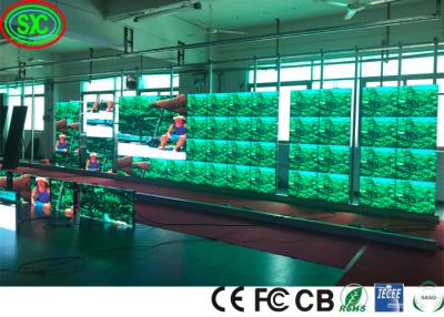 China Indoor Full Color P3.91 LED Display 500x1000mm Die Cast Aluminum 1920Hz Refresh Rate for sale