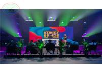 China Full Color P4.81 LED Rental Display 500x500mm Cabinet for Stage Show 6000-8000cd Brightness for sale