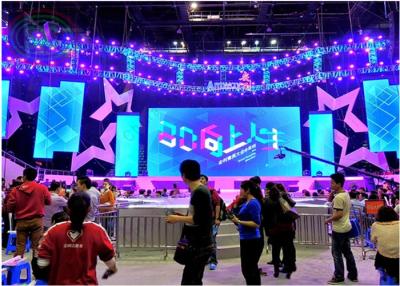 China Full Color P4.81 LED Rental Display 500x500mm Cabinet for Stage Show 6000-8000cd Brightness for sale