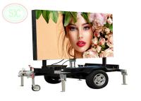China Auto Up Down Outdoor Full Color P6 LED Display Trailer for Car Cinema 6500cd for sale