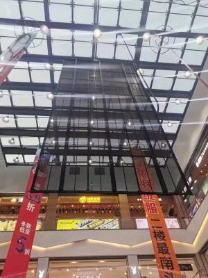 China Indoor P3.91 Transparent LED Curtain Screen 1920Hz Refresh Rate 500x1000mm Aluminum Cabinet for sale