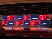 China P3.91 Indoor LED Stage Background Curtain 500x500mm Cabinet 5500nits Brightness Nova System for sale