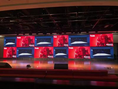 China P3.91 Indoor LED Stage Background Curtain 500x500mm Cabinet 5500nits Brightness Nova System for sale