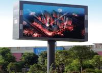 China P10 Outdoor Full Color SMD LED Display 10mm Pixel 5000cd/m2 Brightness Waterproof Billboard for sale