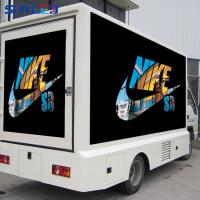 China P6 Outdoor Mobile LED Screen 5000cd/m² Brightness IP65 Waterproof Vehicle Mounted Billboard for sale