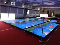 China Interactive P4.81 LED Dance Floor Screen 1060x1060mm 1600kg Load for Night Club for sale