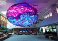 China Video/Text/Image Display Sphere LED Screen with Front Service and ISO Certification for sale