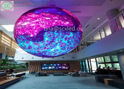 China Video/Text/Image Display Sphere LED Screen with Front Service and ISO Certification for sale
