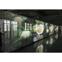 China P3.91-7.82 Transparent LED Display for Glass Walls - 80% Transparency, 250×250mm Module Size for sale