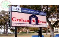 China P6 Outdoor Full Color LED Display 5500cd/m² 960x960mm for Advertising for sale