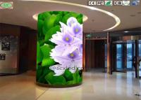 China 3.91mm Full Color Cylinder LED Display Outdoor Column Screen for sale