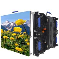 China P4.81 Indoor Outdoor Rental LED Display Screen 1200nits 500x500mm Die Cast Aluminum Cabinet for sale