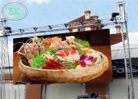 China P6 Outdoor Rental LED Display 576x576mm Die Cast Aluminum Cabinet 6500cd Brightness for sale