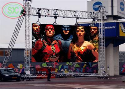 China Hight brightness Outdoor P6 full color LED rental screen for stage show for sale