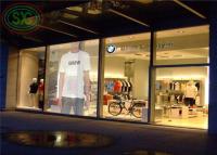 China Slim Transparent LED Screen 4500CD 7.8125mm Pitch for Glass Building Advertising Display for sale