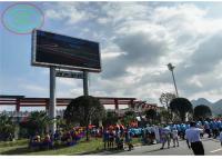 China Customized Iron Steel Cabinet Outdoor P10 LED Billboard 7500cd Brightness 1920Hz Refresh for sale