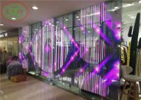 China Transparent LED Display G3.91-7.82 1000x500mm High Brightness 5000cd for Curtain Show for sale