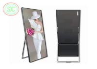China Indoor P3 Poster LED Display 2000x630mm with Stand Base and Pulleys for Advertising for sale