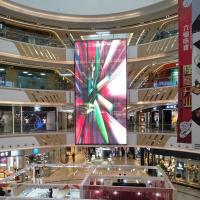 China Indoor Outdoor Transparent LED Screen P3.91-7.82mm 4500CD Brightness CE ROHS FCC for sale