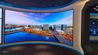 China P4 4mm Flexible LED Video Screen Curtain Full Color Display Module for sale